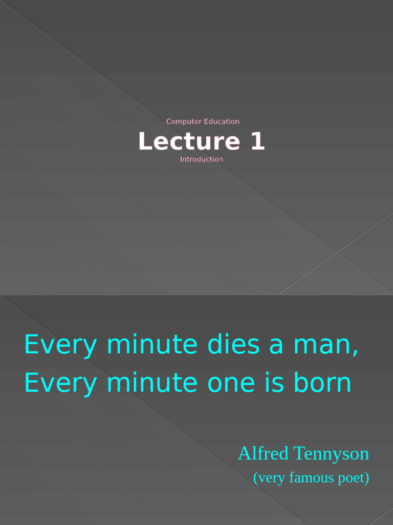 Lecture 1 IICT | PDF | Computing | Computer Science Lecture 1 IICT | PDF | Computing | Computer Science