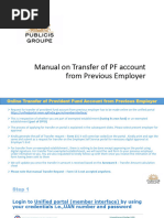 HCL - ESS PF Transfer Out Application Procedure - Done | PDF | Software | Computing