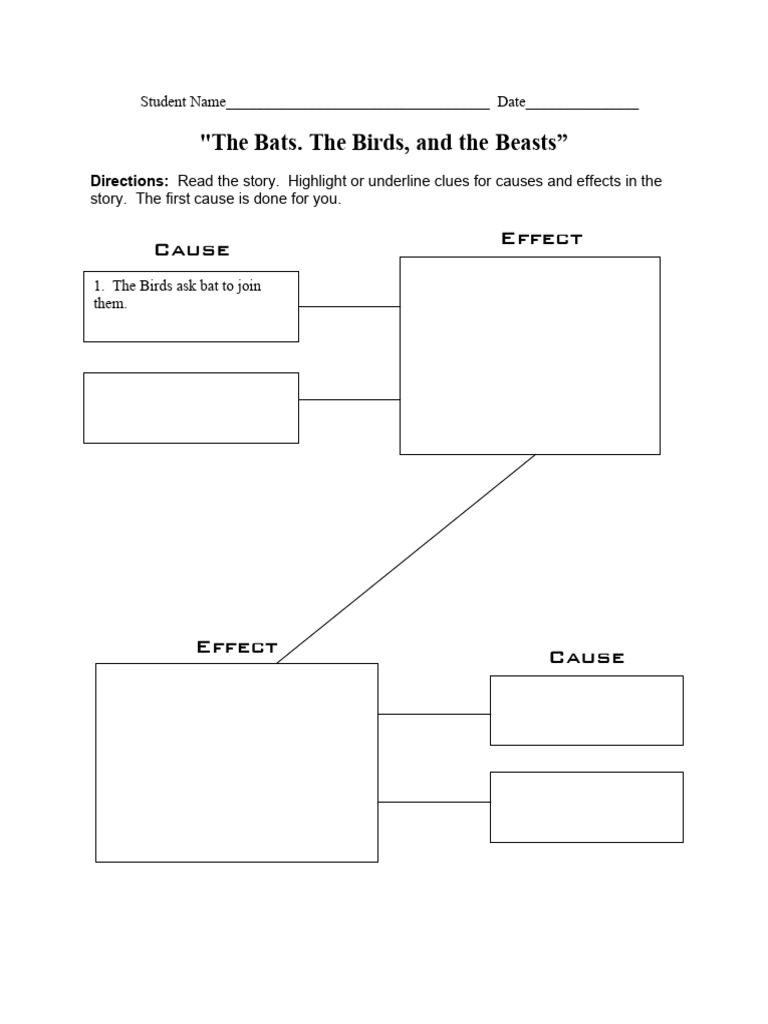 05 The Bats, The Birds, and The Beasts Activity | PDF