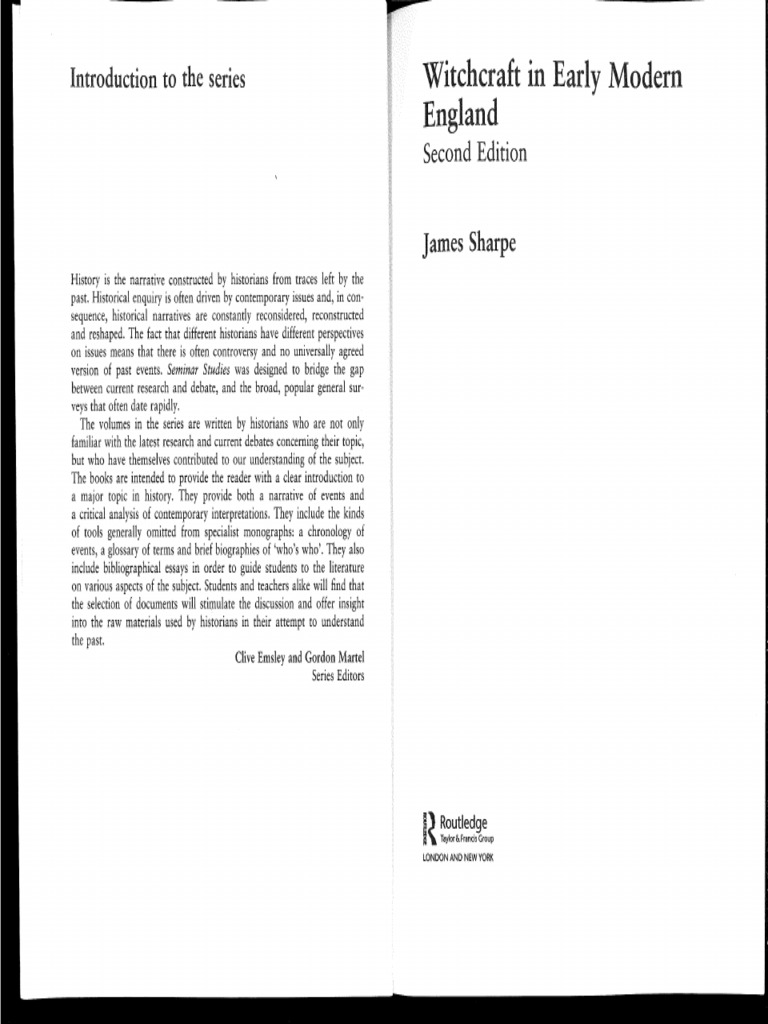 Witchcraft in Early Modern England | PDF | Witch Hunt | Witchcraft