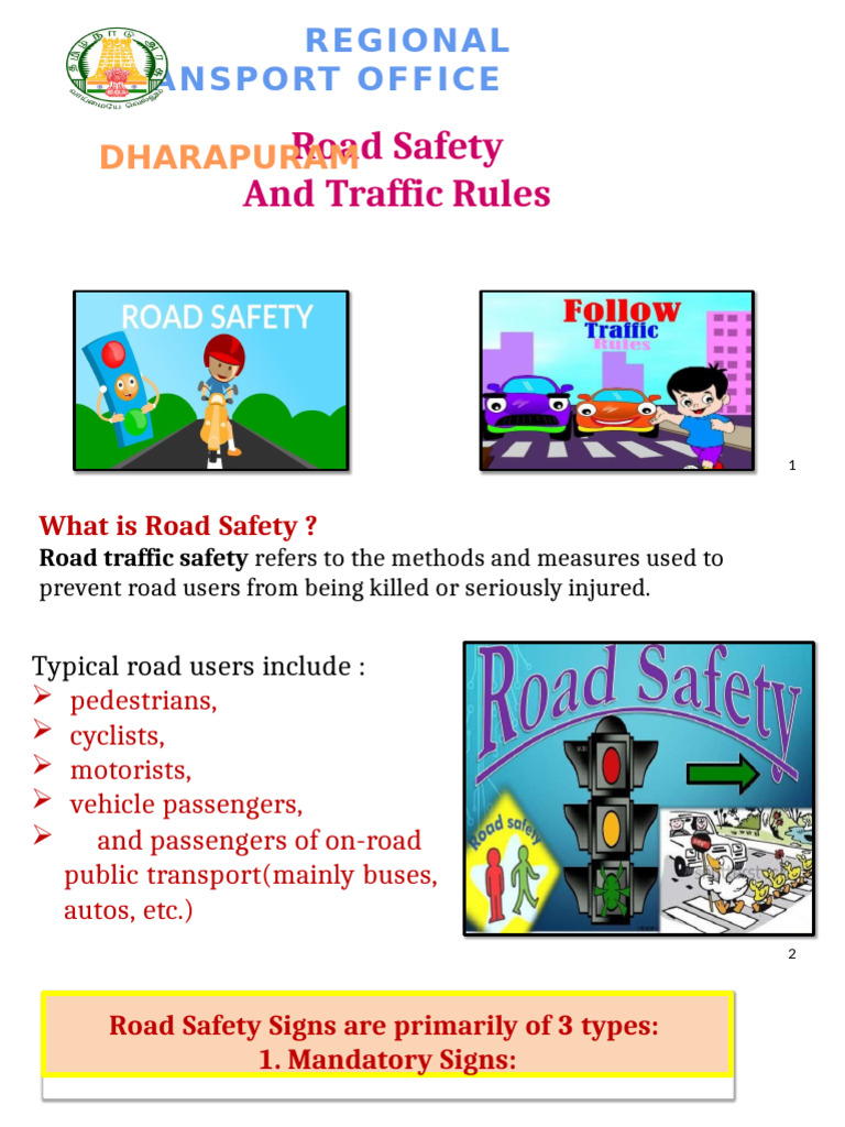 Road Safety Rules for Kids | PDF | Road Traffic Safety | Traffic