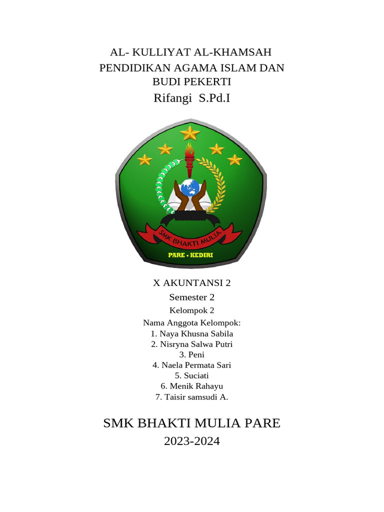 Makalah Agama X Akuntansi 2 | PDF | Kesehatan Holistik | Sains & Matematika