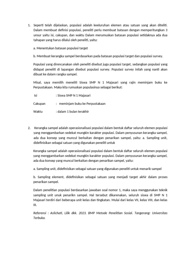 Metode Penelitian Sesi 5 | PDF | Sains & Matematika