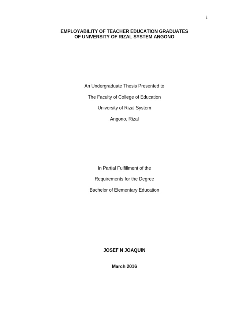 Thesis Preliminaries Format | PDF | Statistics