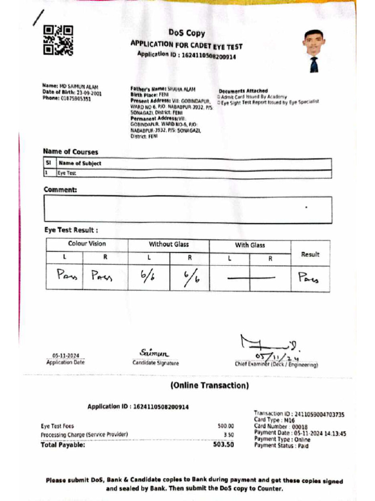 Eye Test Certificate - Compressed | PDF