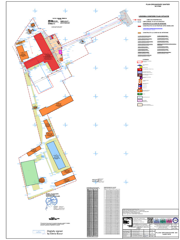 A.02 Plan Organizare de Santier | PDF