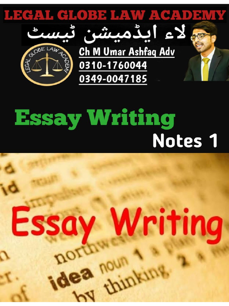 English Essays Notes (1) LAT Legal Globe Law Academy | PDF