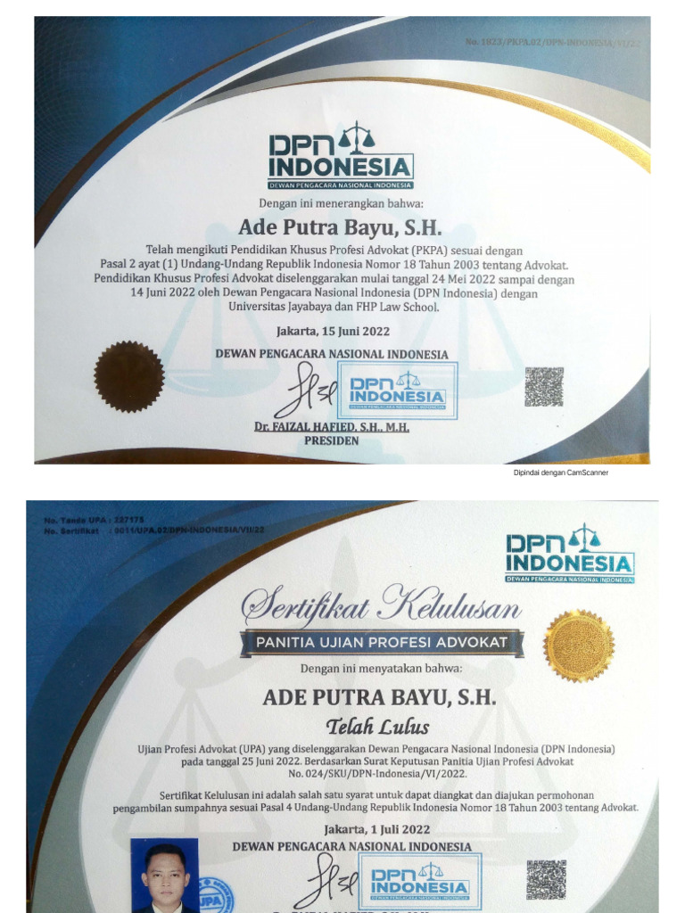 Ade Pkpa Upa DPN | PDF