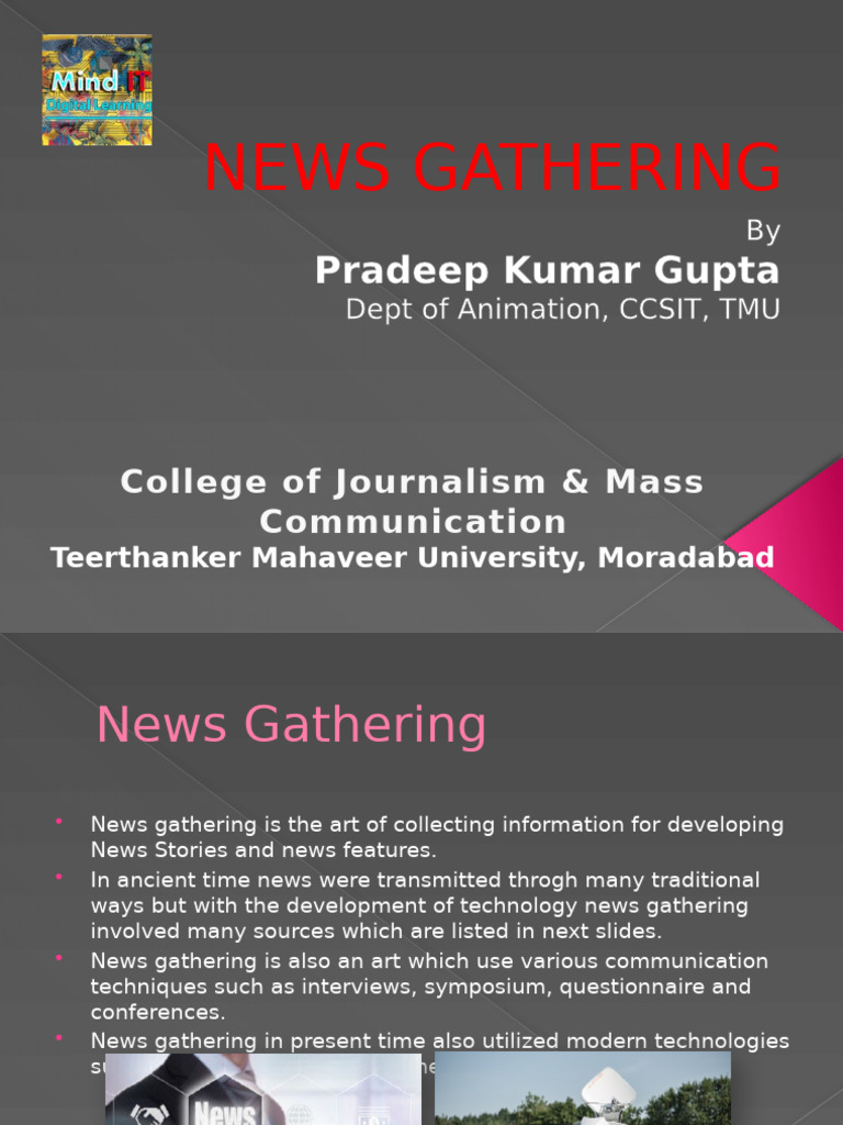 News Gathering Techniques and Methods | PDF | News | Newspapers