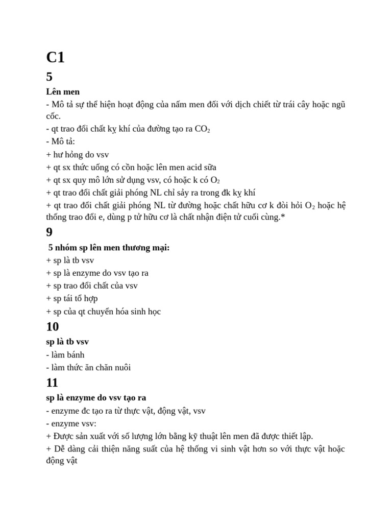 Lên Men | PDF