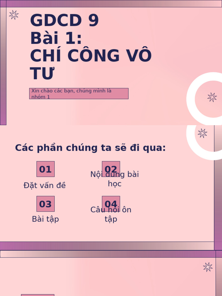 Thuyết trình GDCD 9A7 Chí công vô tư | PDF