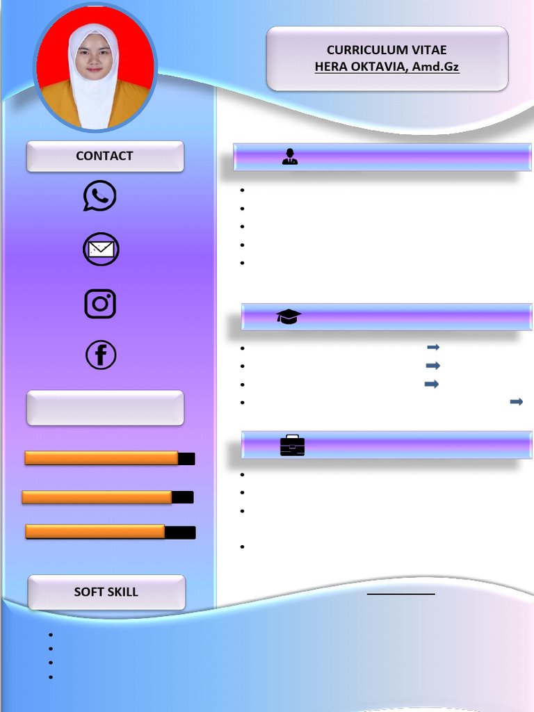 CV Hera Oktavia: Ahli Gizi Profesional | PDF
