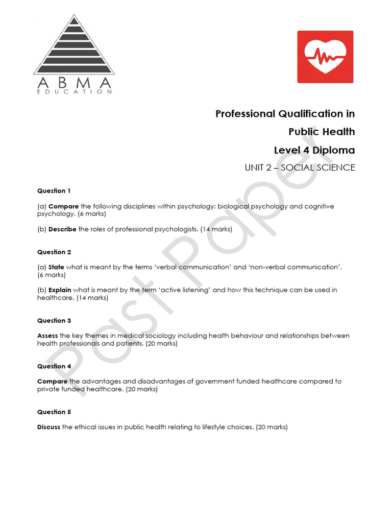 PH Level 4 Unit 2 1 | PDF | Career & Growth | Wellness