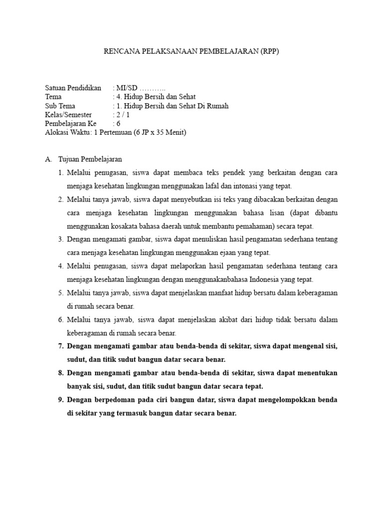 Conto RPP MTK Bu Nina | PDF