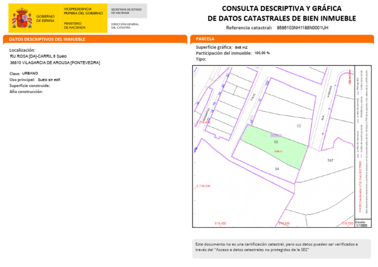 Consulta Gráfica de Datos Catastrales | PDF | Tecnología geográfica ...