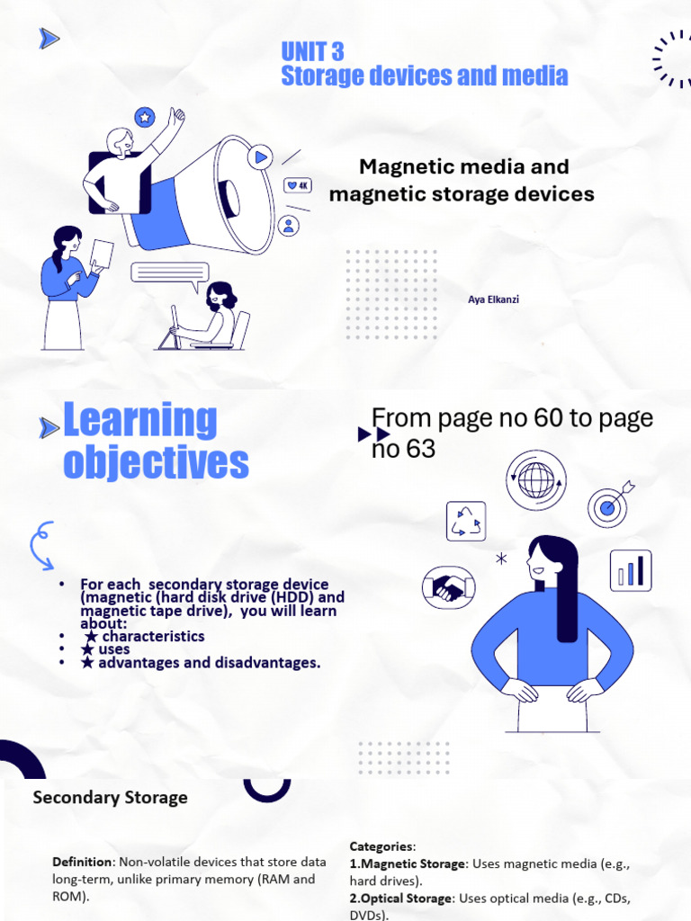 Unit 3 Storege Devices and Media - HDD | PDF | Computer Data Storage ...