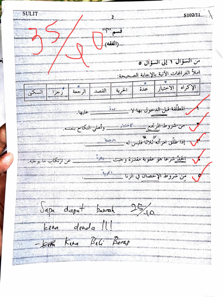 Kertas Fiqh 2 (Kena Ikob Klu X Lepas) - 241031 - 073742 | PDF