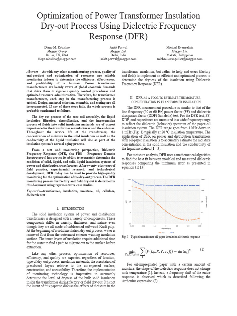 Optimization of Power Transformer - DR - Et - Al - Rev - 5 - Reformat ...