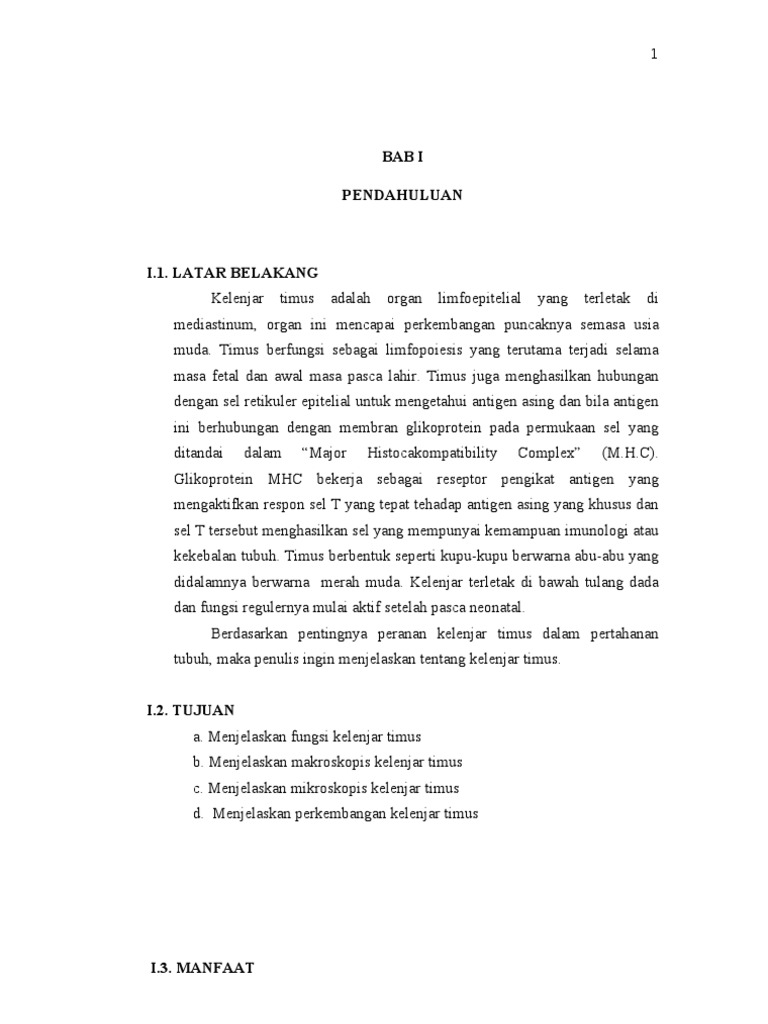 Kelenjar Timus New | PDF | Sains & Matematika