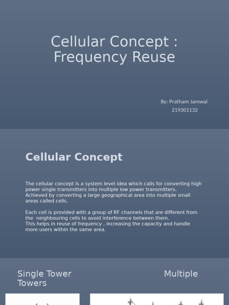 Cellular concept | PDF | Cellular Network | Area