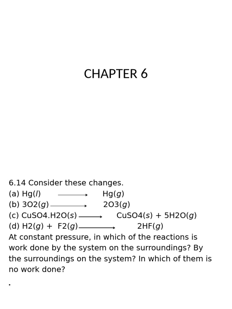 Chapter 6 | PDF | Mole (Unit) | Ammonia