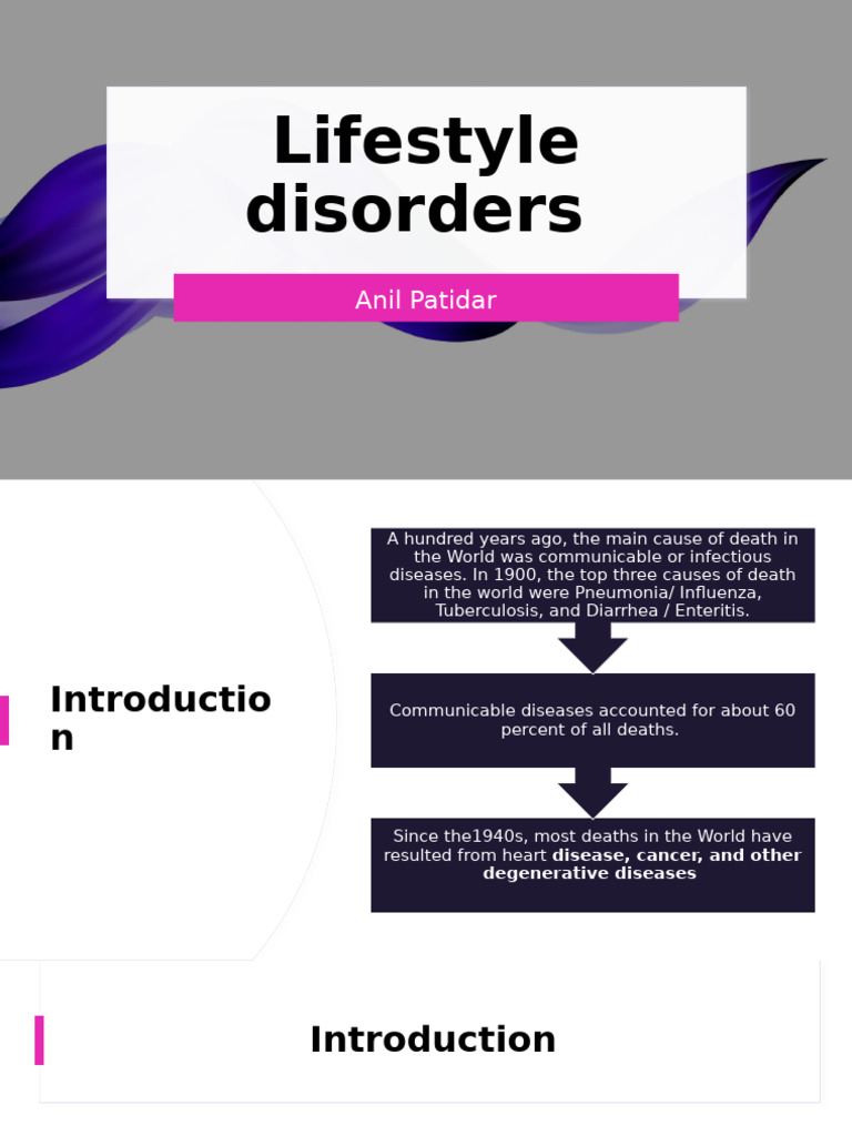 Life Style Disorders | PDF | Non Communicable Disease | Cardiovascular ...