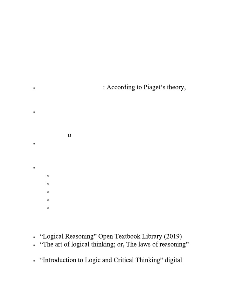 Logical Thinking PDF Guide | PDF