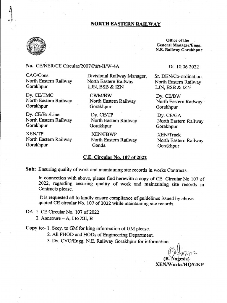 CE Circular 107 | PDF