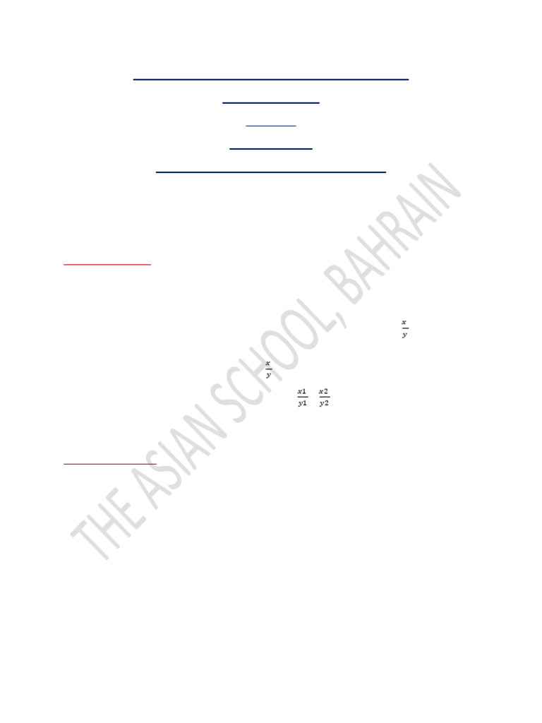 Direct and Inverse Proportions | PDF | Speed | Angle