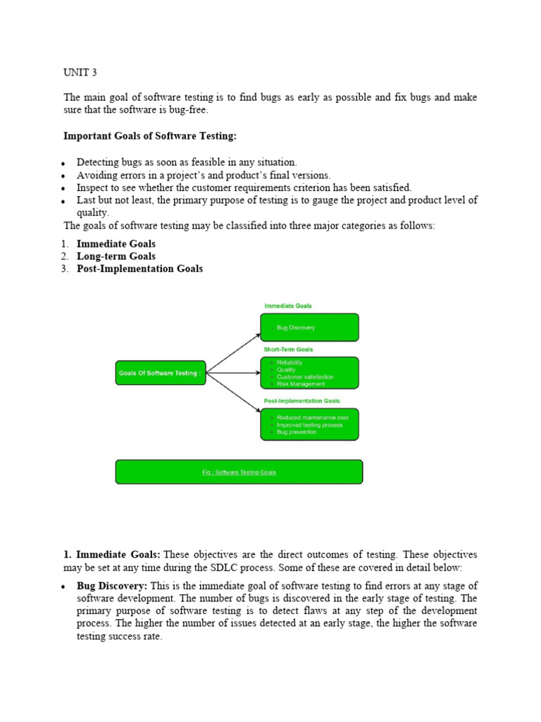 Unit 3 Pdf Software Testing Software Bug