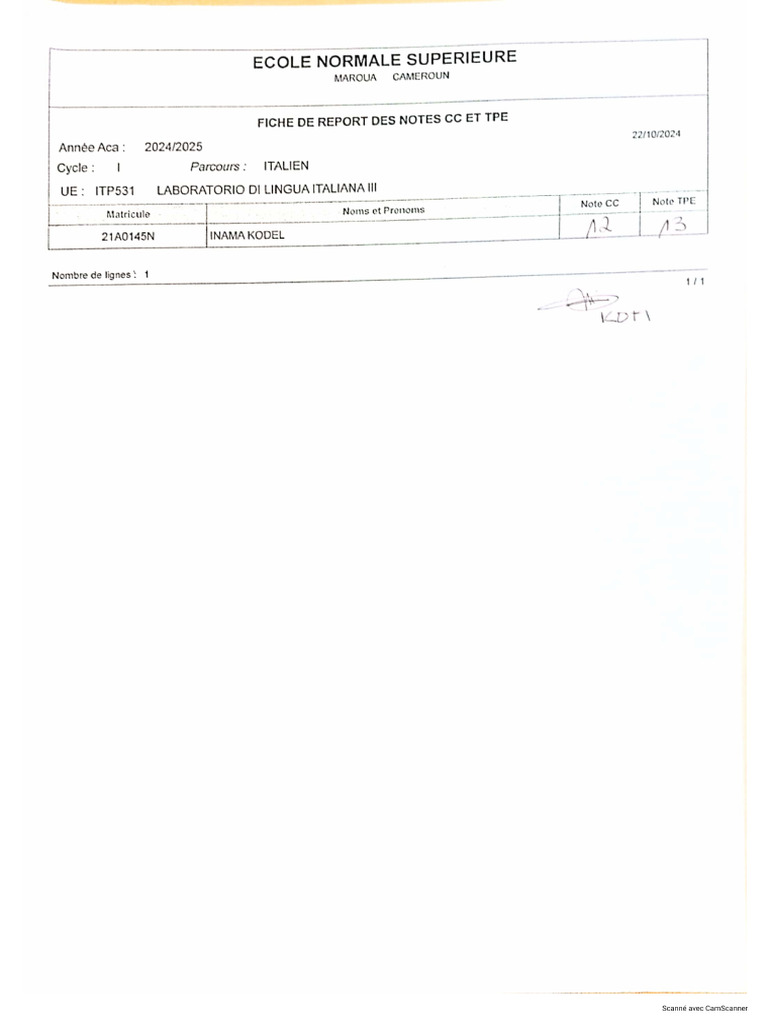 Italien 3 CC Tpe S1 2024-2025 | PDF