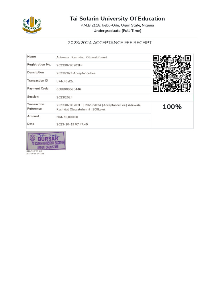Rashidat TASUED - EduTAMS | PDF