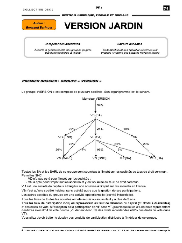 Cas Version Jardin | PDF