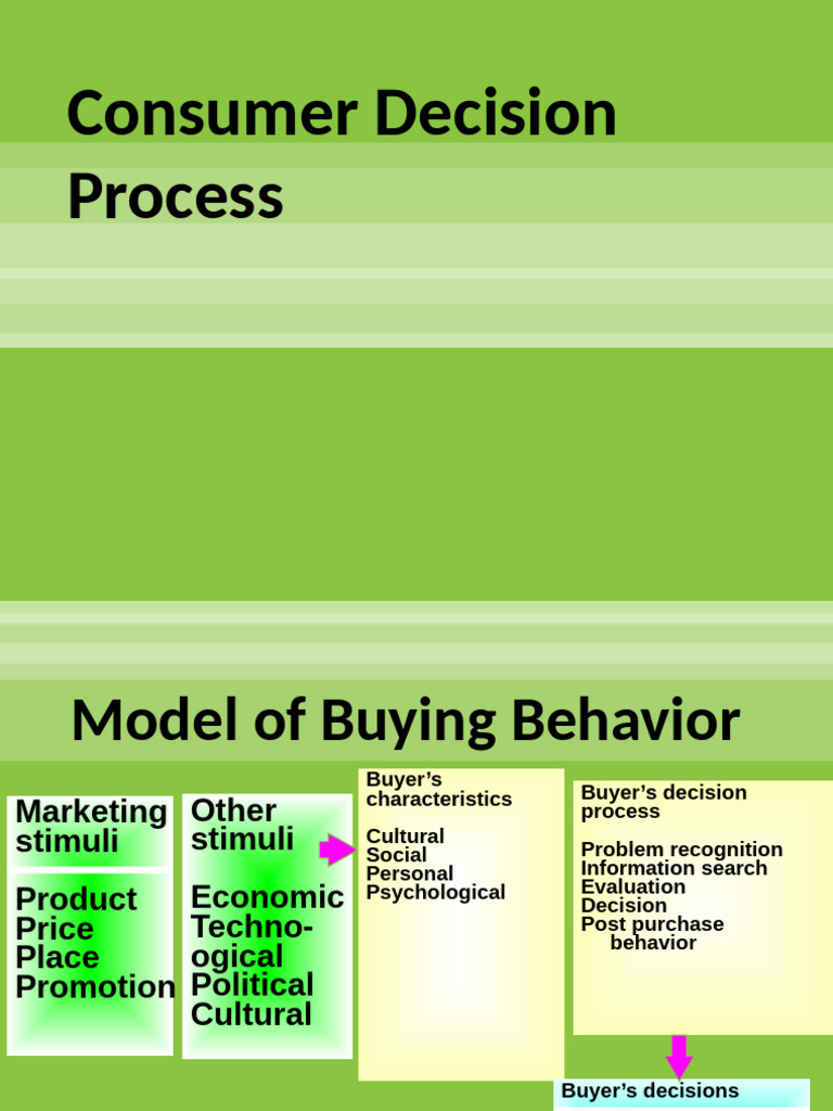 Consumer Decision Process | PDF | Behavior | Consumer Behaviour