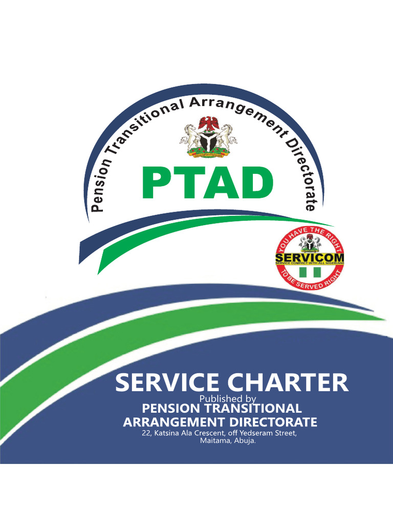 Ptad Service Charter | PDF | Pension | Mediation