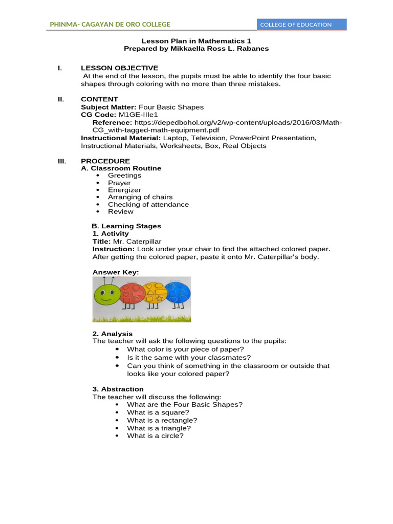 Rabanes LP Final Final Final | PDF | Lesson Plan | Teaching