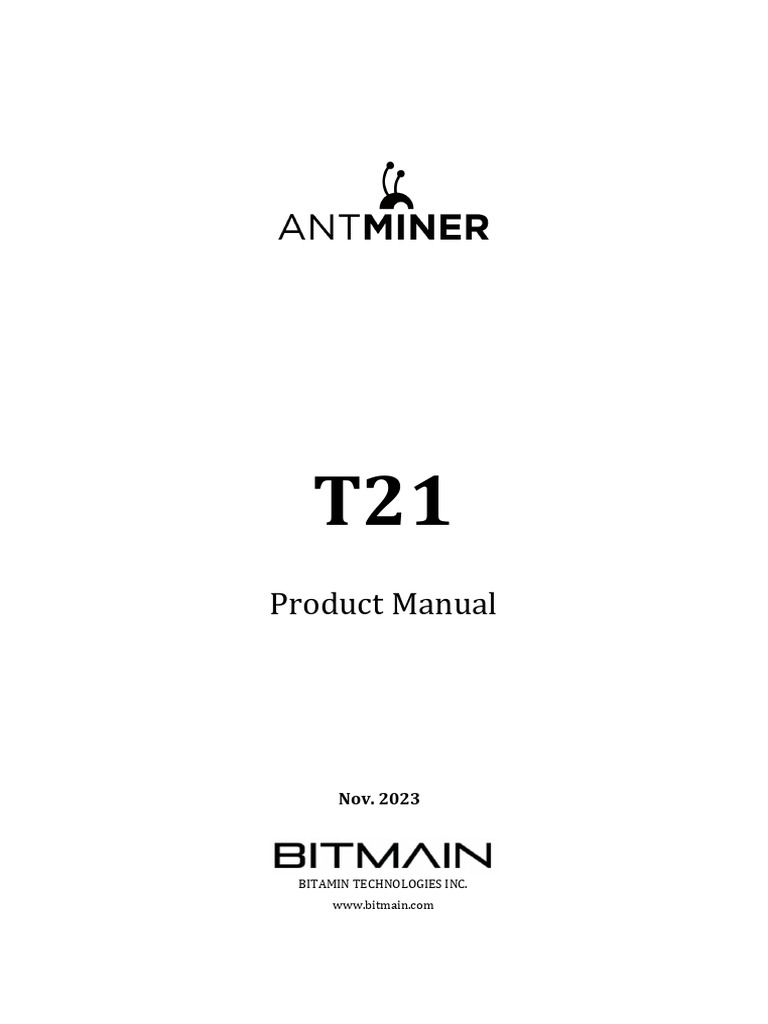 T21 Product Manual Overview | PDF | Power Supply | Electrical Engineering