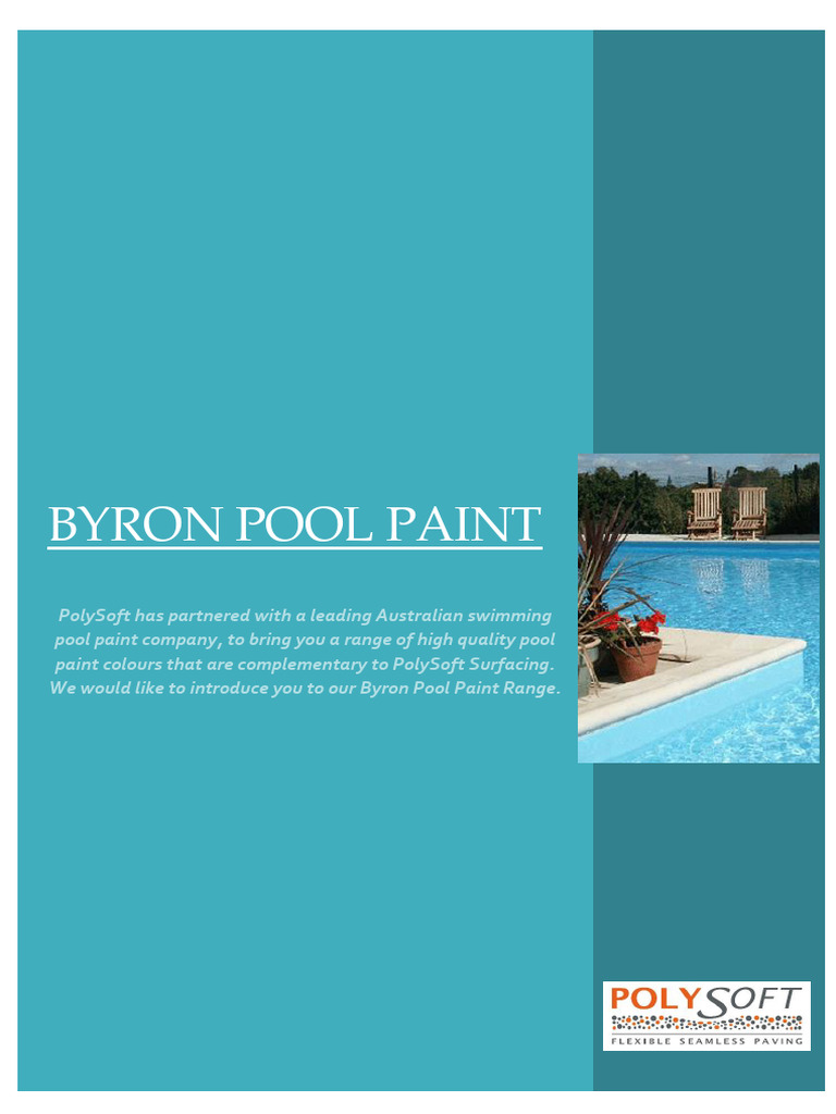 Byron Pool Paint - Brochure 2017 | PDF | Paint | Materials
