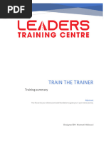 Training Report Template | PDF