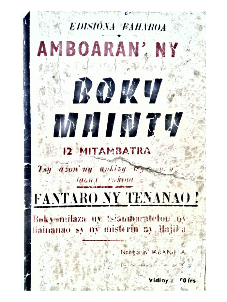 Boky Mainty | PDF