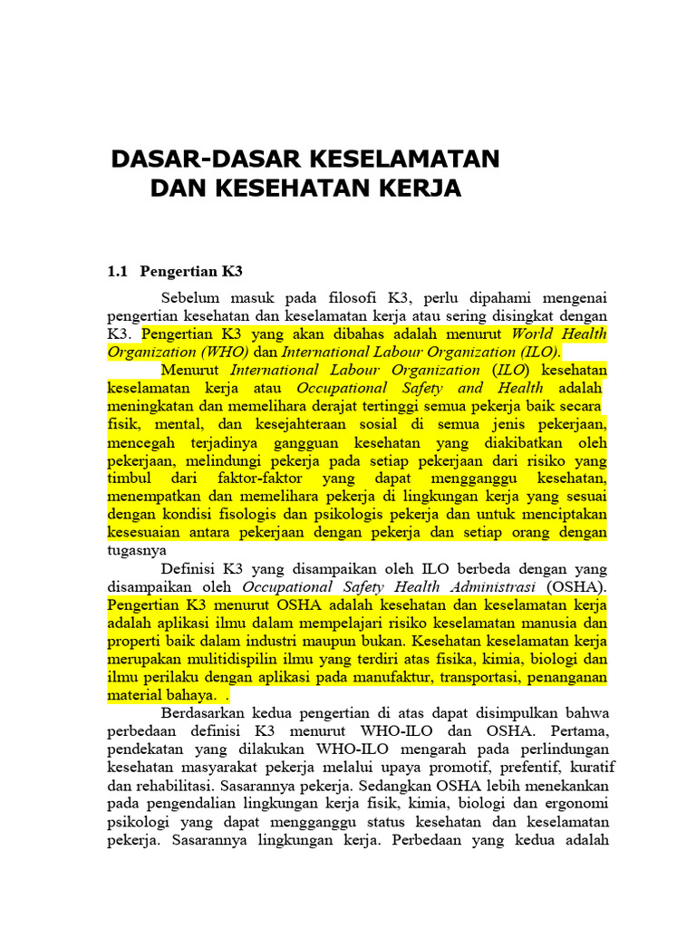 Minggu 1 k3 | PDF