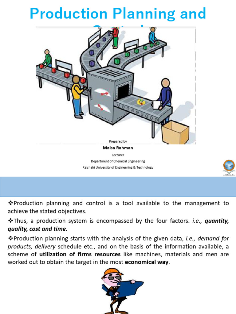 Lecture 3 4 5 Production Planning | PDF | Planning | Demand