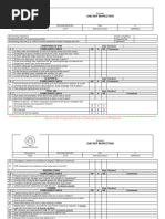 SHE Rep Inspection Checklist Template | PDF | Personal Protective ...
