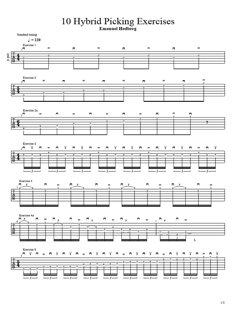 Hybrid Picking Exercises | PDF