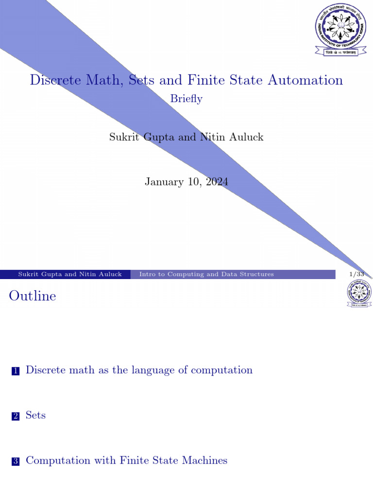 other slides | PDF | Set (Mathematics) | Discrete Mathematics