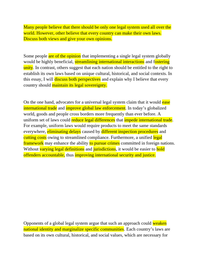 uniform-law | PDF | Nation | Governance