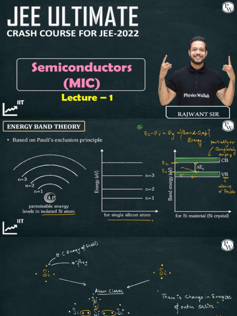 62f0d1b40a0a1b00118690be - ## - Semiconductors - 01: Class Notes | PDF