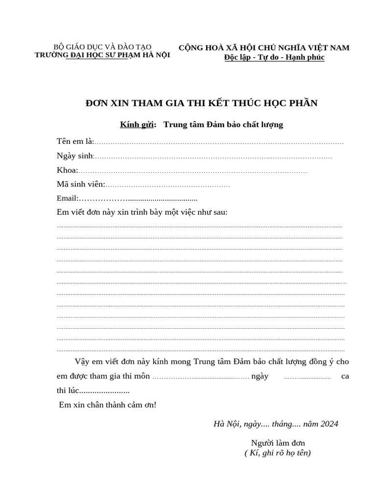 Đơn Thi B Sung | PDF