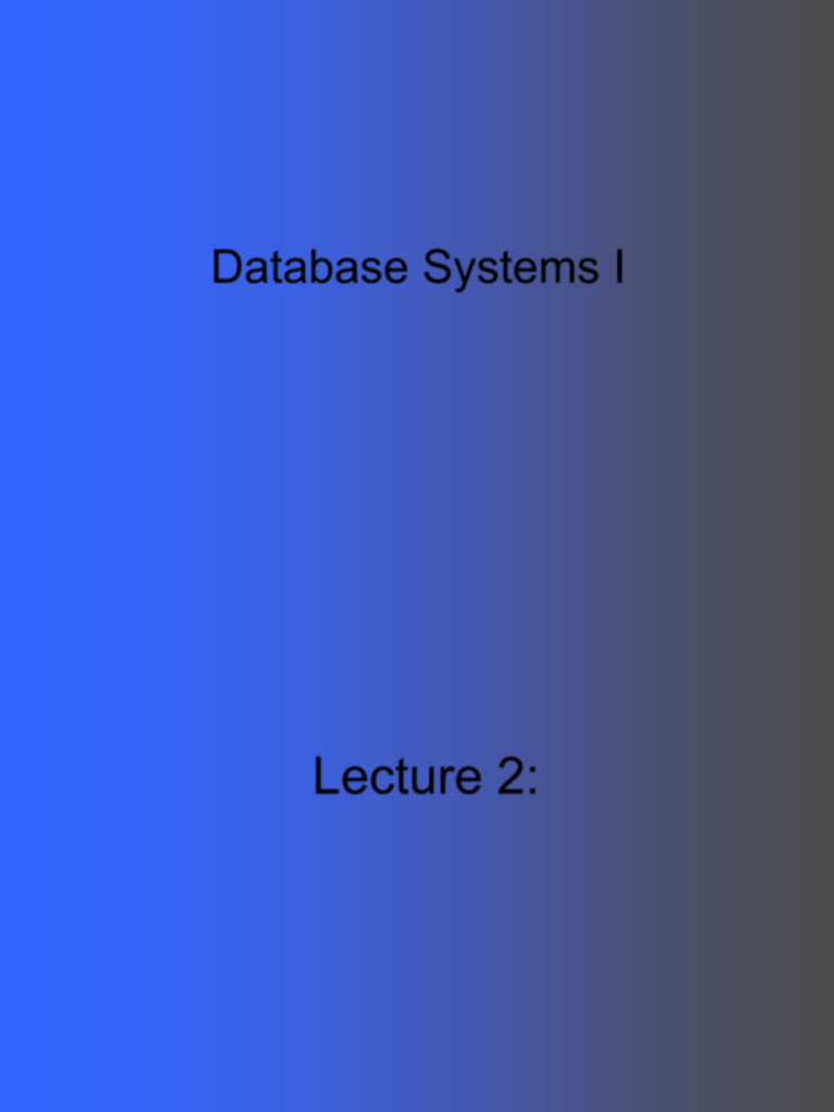 Lec 02 Pdf Databases Relational Database