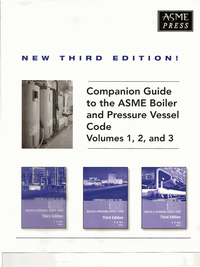 Companion Guide To The ASME Boiler & Pressure Vessel Code, Third ...